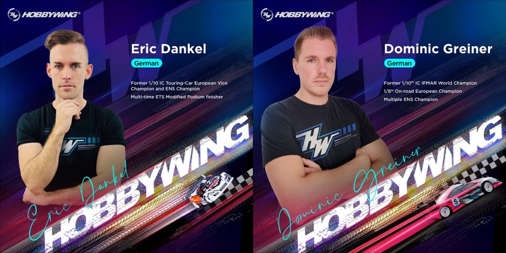 Hobbywing adding Dankel and Greiner to Factory Team